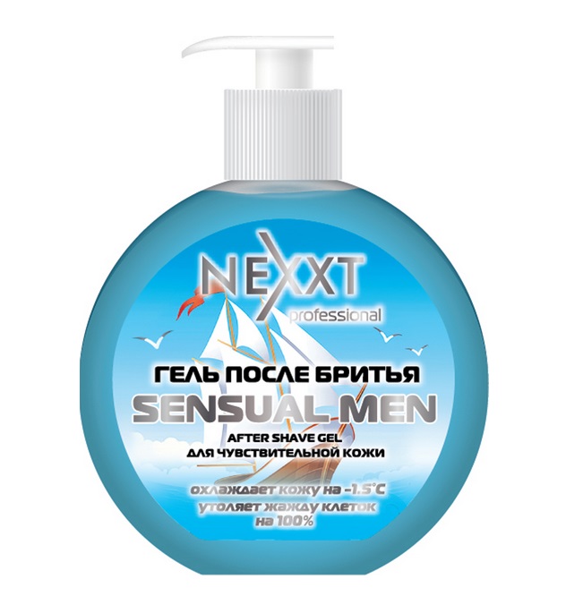 Nexxt Professional Sensual Men - Гель после бритья для чувствительной ...